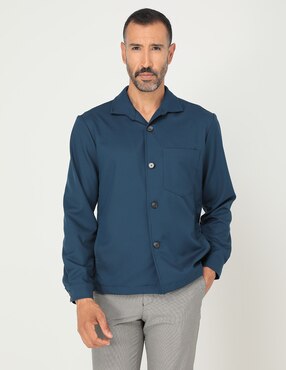 Camisa casual JBE manga larga para hombre